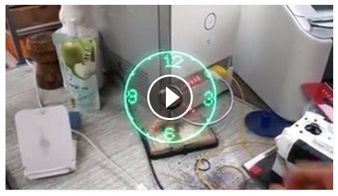 Amazing RGB Propeller Clock’s | InforamtionQ.com