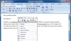 Editing Text in Microsoft Word 2007 | Microsoft Word Tutorial ...