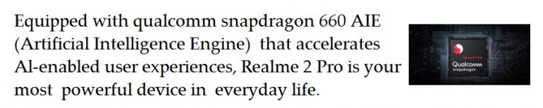 Realme 2 Pro General Features | RMX1801 Model Number | InforamtionQ.com