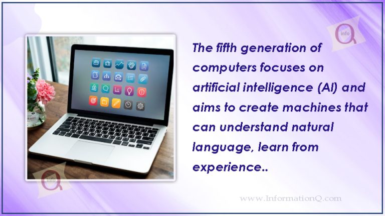Generations of Computers: First, Second, Third, Fourth And Fifth